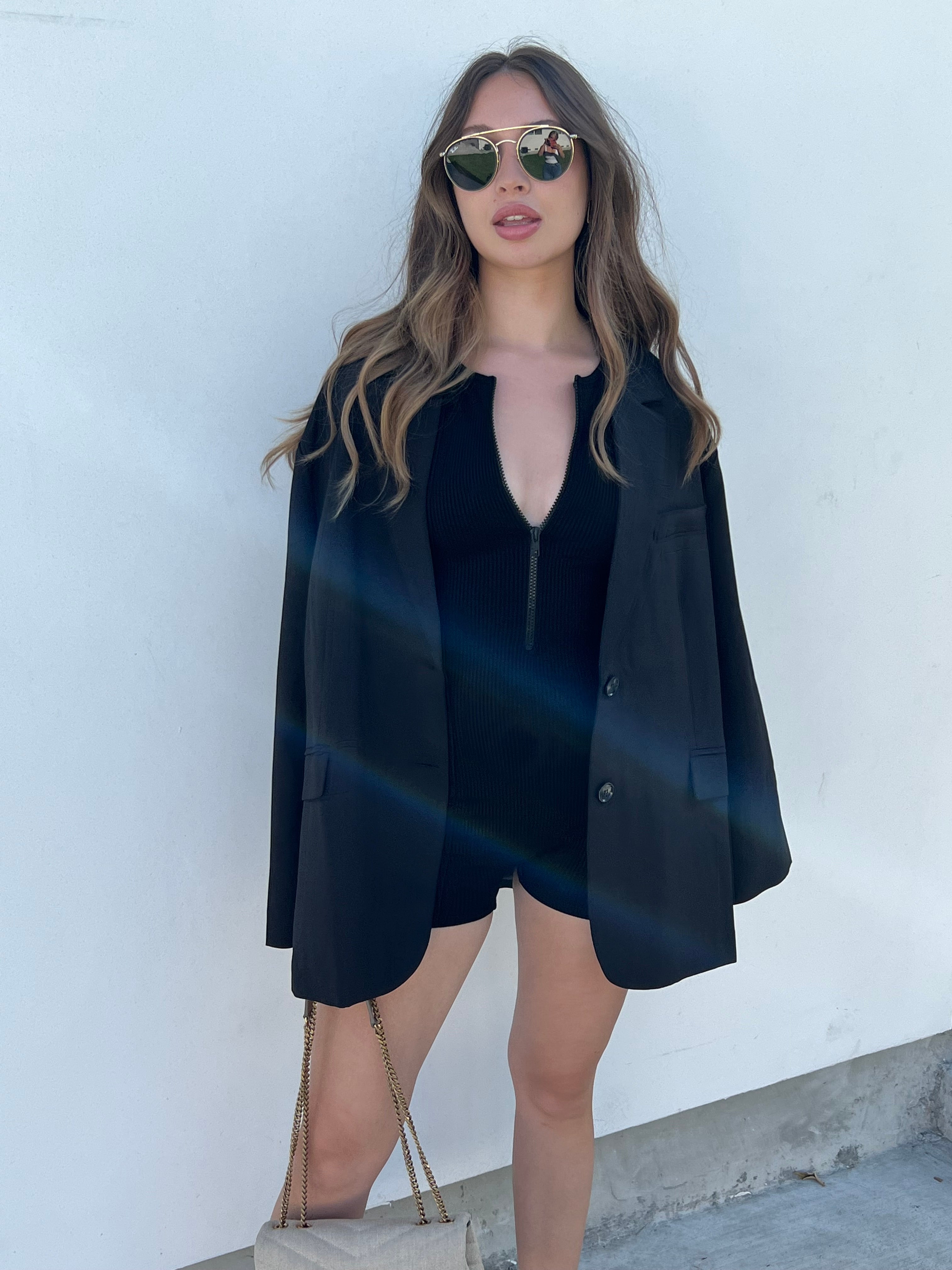 Hailey Blazer - Black – Velvet House